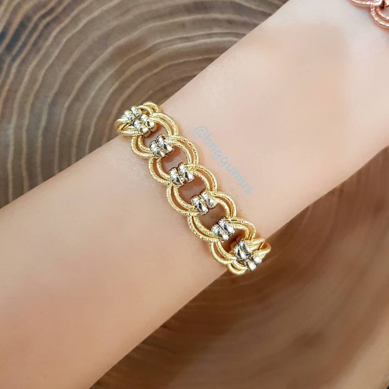 Hallow Bileklik(gold) - BNG Gümüş